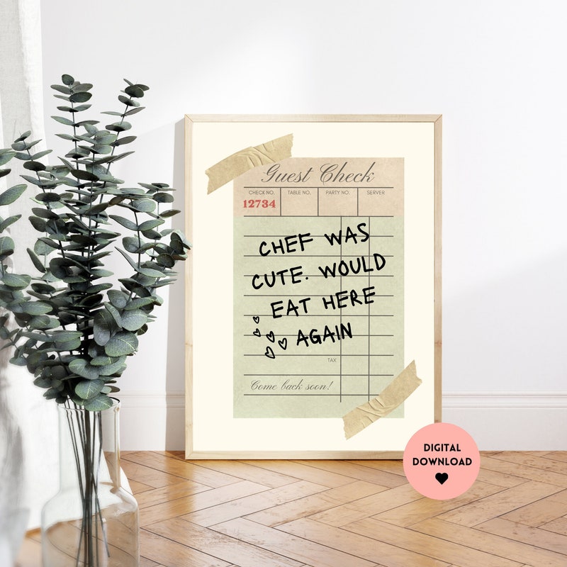 Chef Was Cute - Etsy