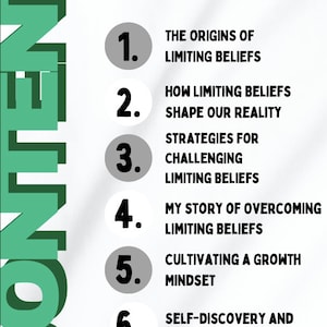 Breaking Boundaries: A Journey to Overcoming Limiting Beliefs E-book - Etsy