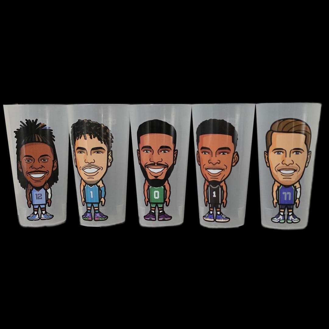 NBA Pack #2 by Tom Miller - 5 Cups - Revè - Etsy