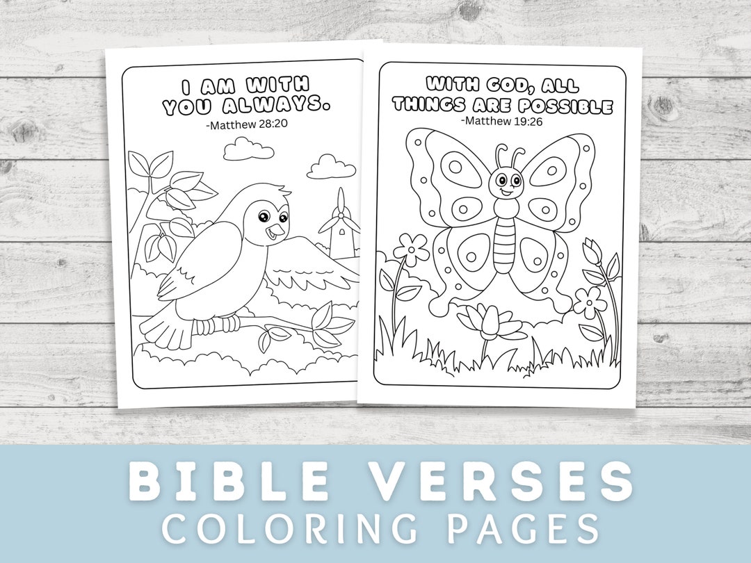 25 Sunday School Coloring Pages, Preschool Bible Verses, Homeschool ...