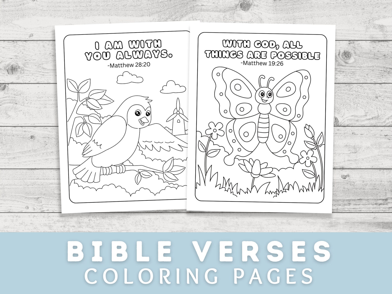 25 Sunday School Coloring Pages, Preschool Bible Verses, Homeschool ...