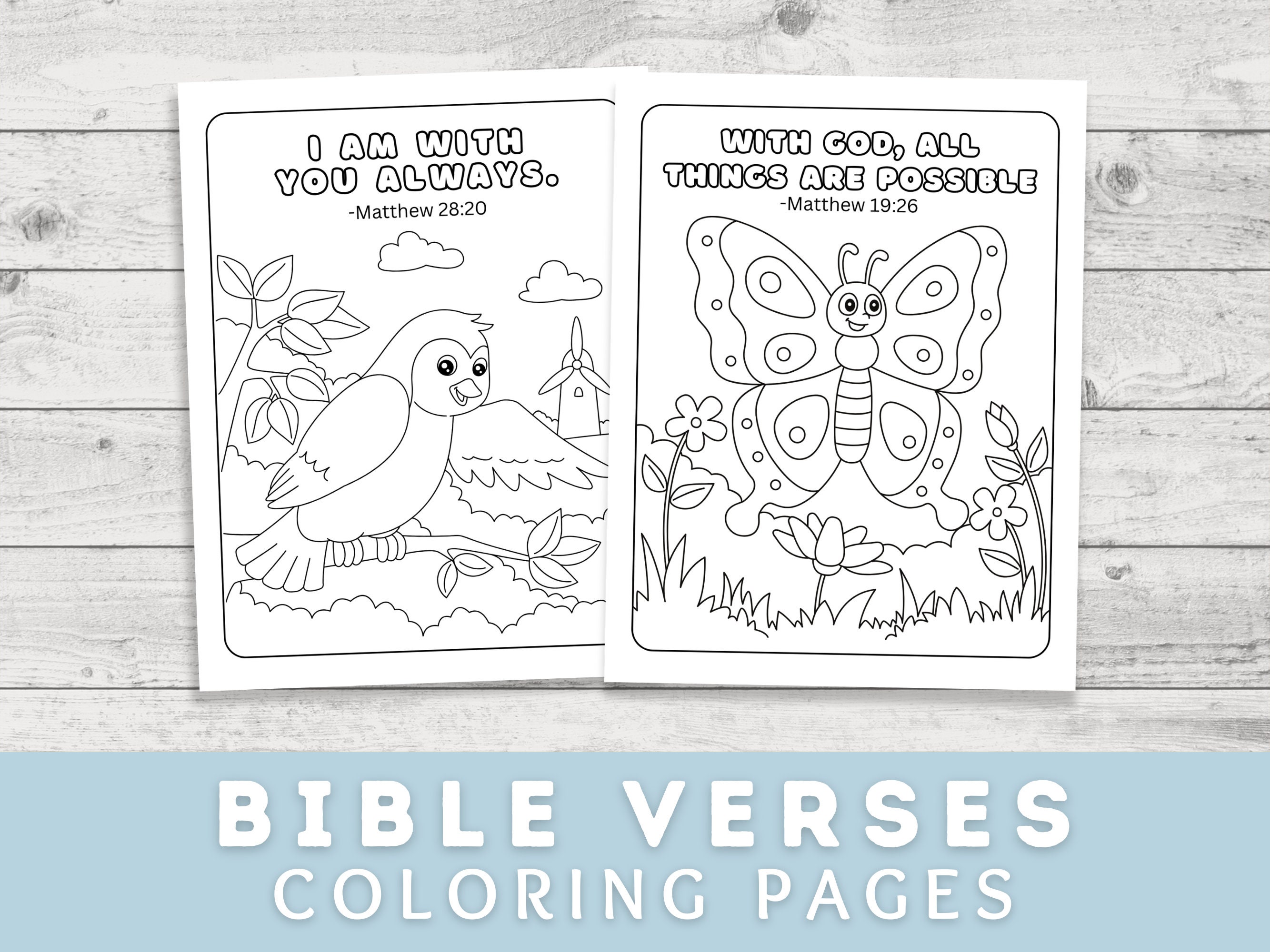 25 Sunday School Coloring Pages, Preschool Bible Verses, Homeschool ...