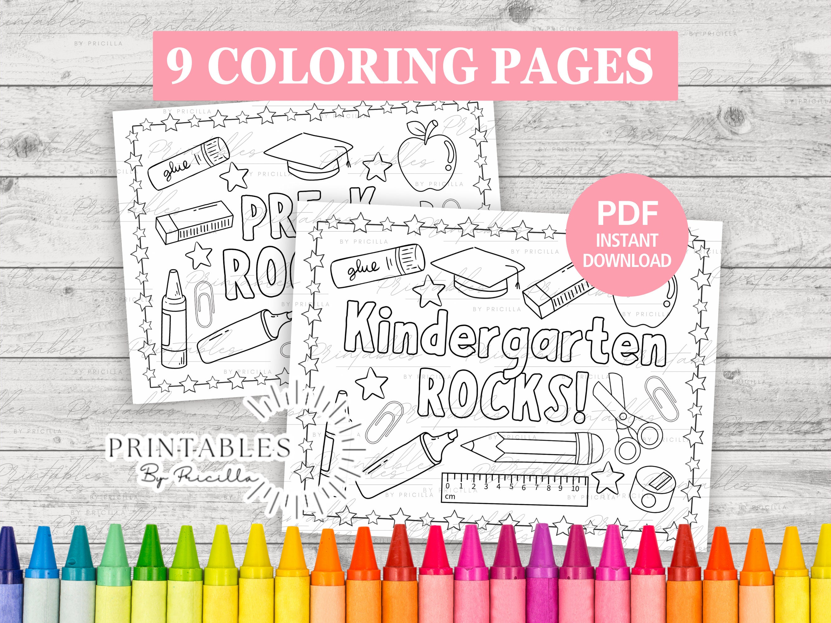 School Coloring Pages Kindergarten