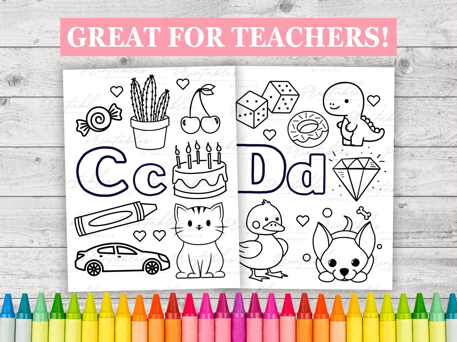 26 Printable Alphabet Coloring Pages Worksheets for Kids: Preschool ...