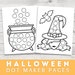 Halloween Dot Marker Printable, Dot Markers Activity, Dot Marker ...