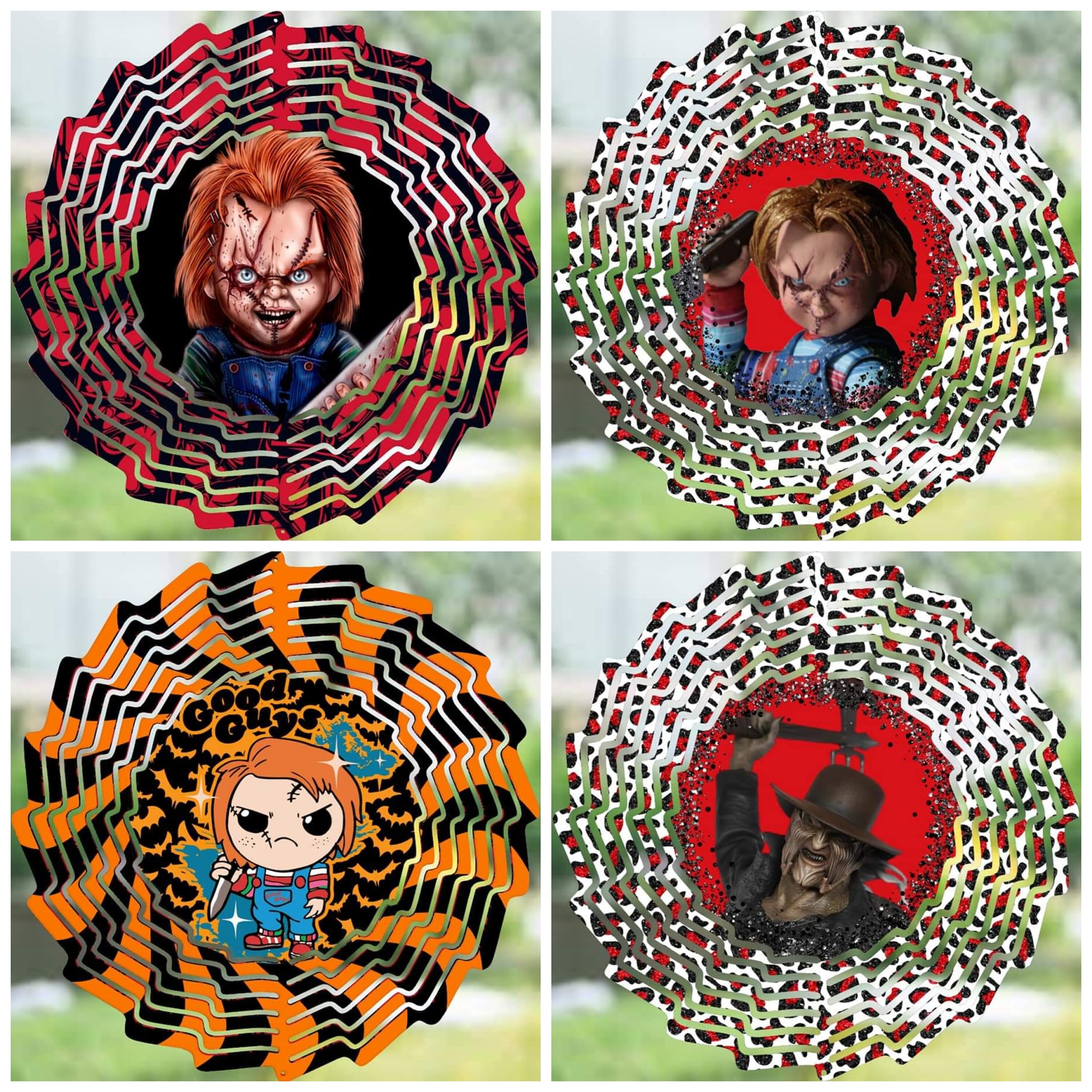 Horror Wind Spinner Bundle 40 PNG Sublimation Designs - Etsy