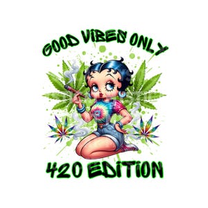 Betty 420 Vibes, PNG 420 Dope Weed Sublimation Design - Etsy