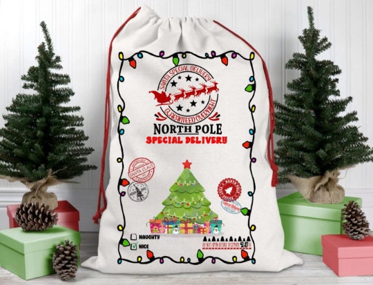 Cute Santa Sacks Bundle 11 PNG Sublimation Designs - Etsy