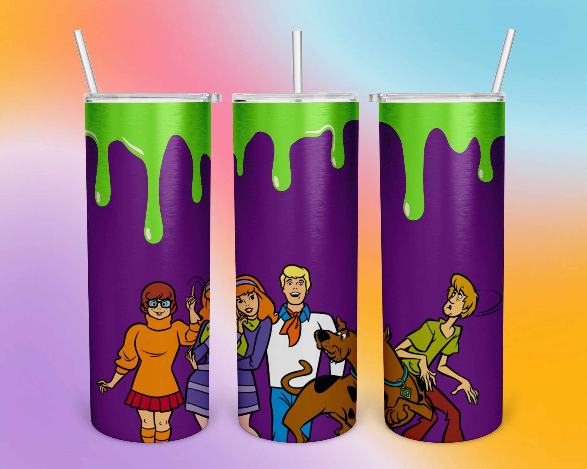 Scoooby Skinny Tumbler Wrap Bundle 20oz PNG Sublimation Designs - Etsy
