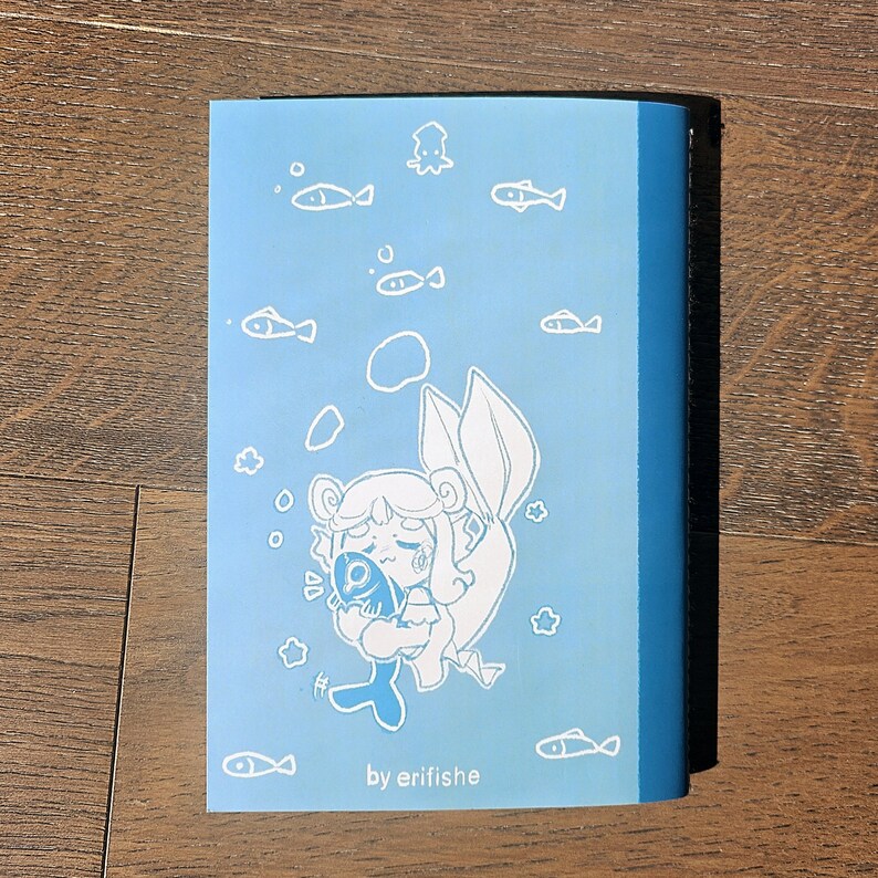 Crying Fish Reusable Sticker Book - Etsy