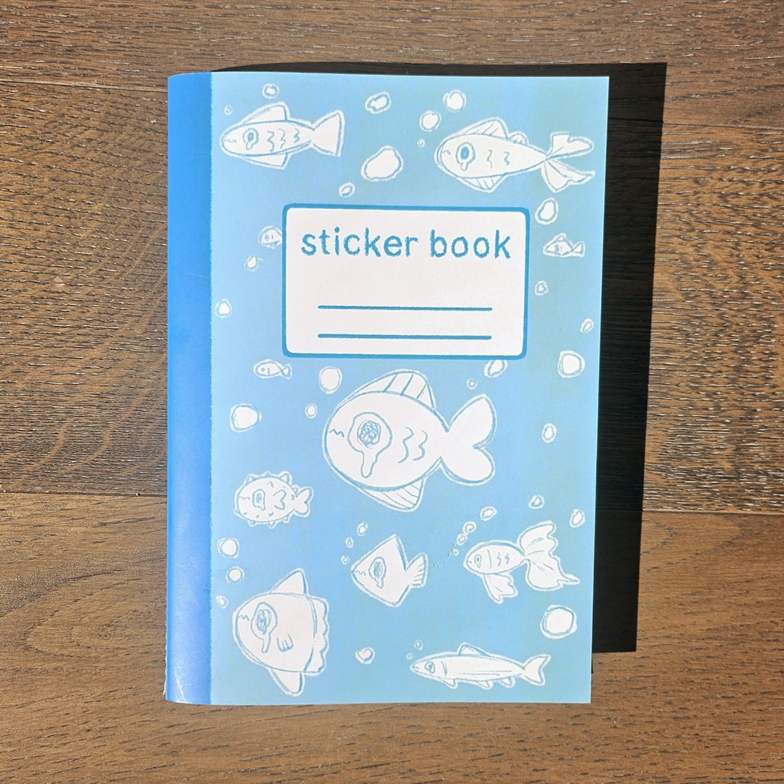 Crying Fish Reusable Sticker Book - Etsy
