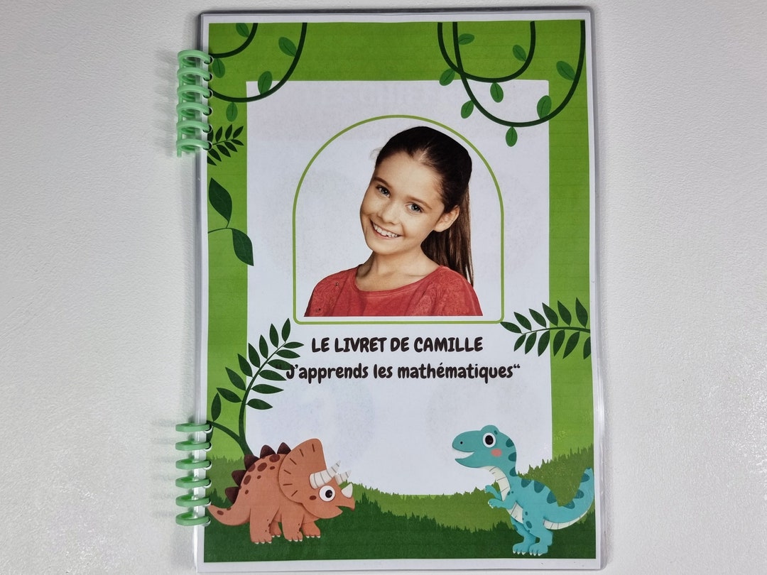 Mathematics Learning Booklet, 26 Pages, Colored and Illustrated, Spiral ...