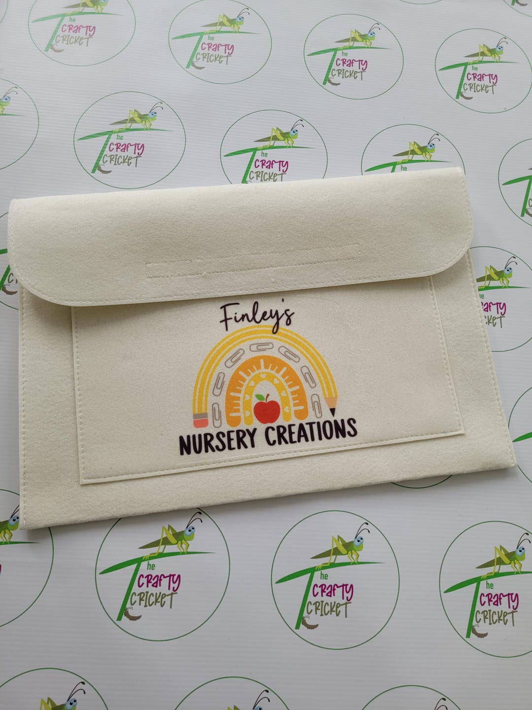 Personalised Nursery / School Creations Felt Folder - Art Work ...