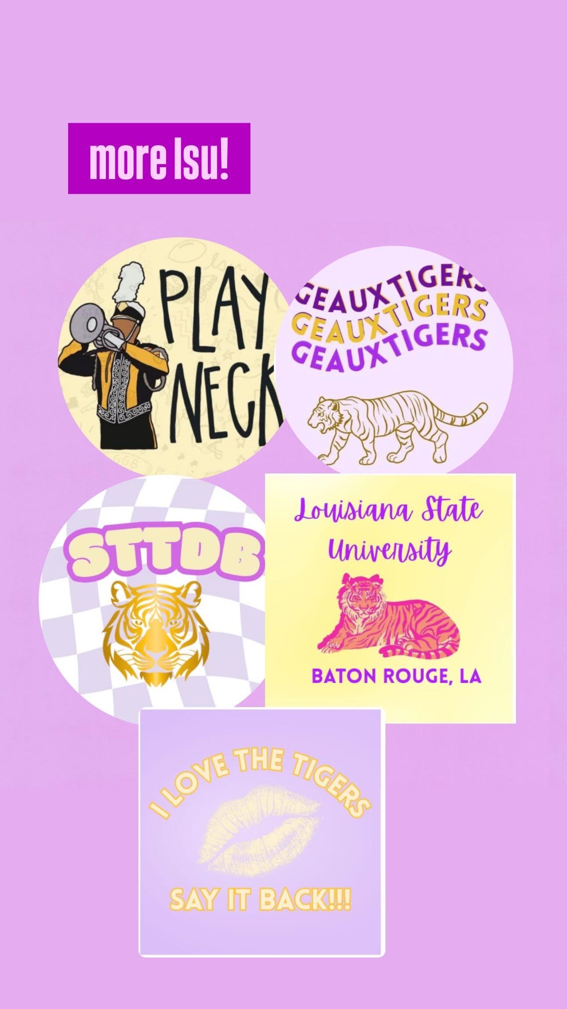 LSU Game Day Pins - Etsy