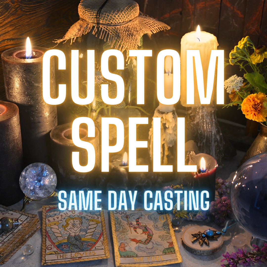 Custom Spell, Personalized Spell, Custom Wish Spell,custom Spell Same ...