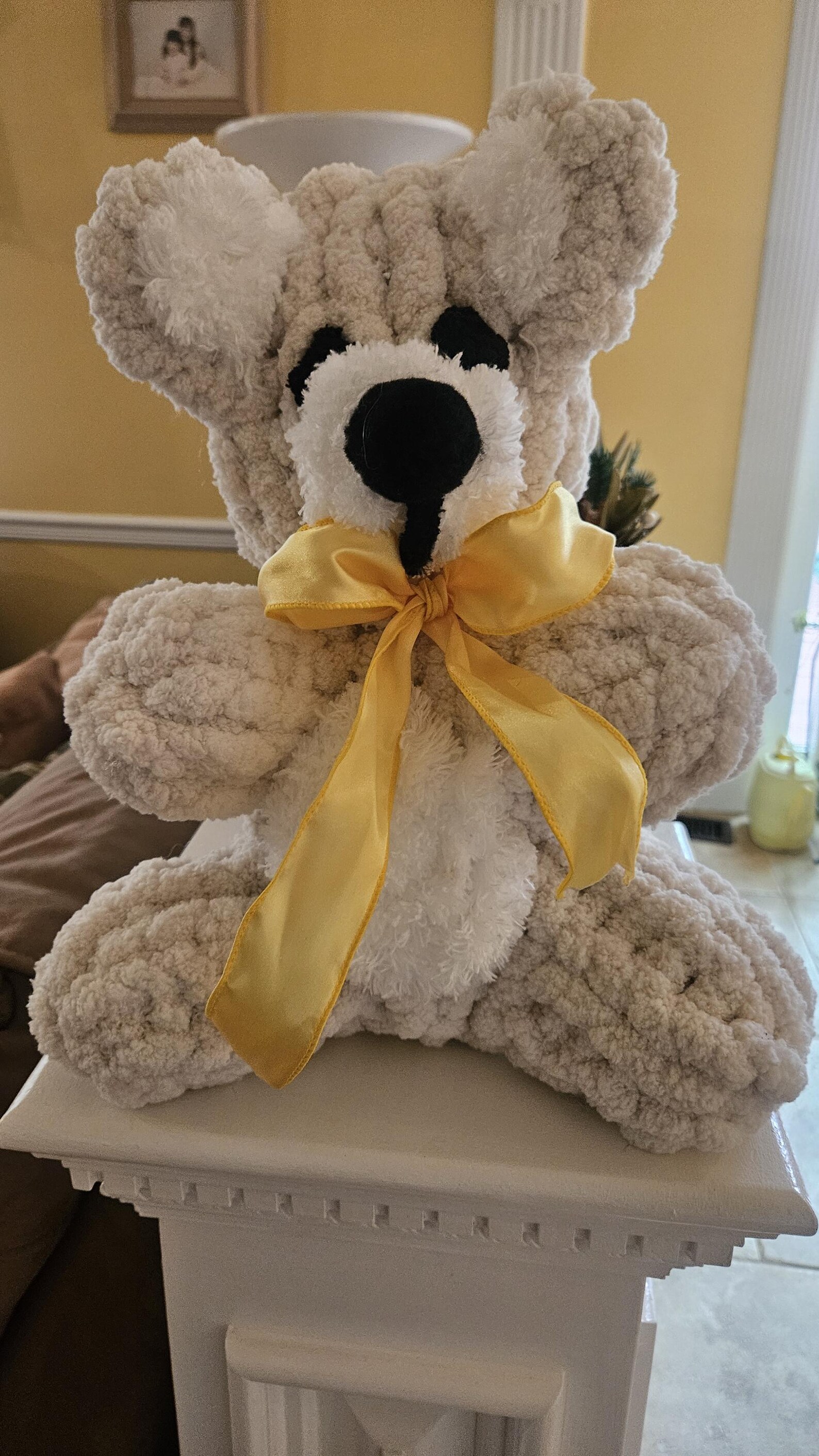 Hand Knit; Hand Knit Chenille Stuffed Animal, Chenille Yarn - Etsy