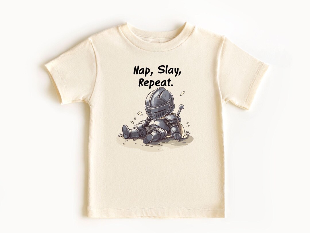 Adorable Nap Sleep Slay Repeat Knight Baby Onesie - Knight Shirt ...