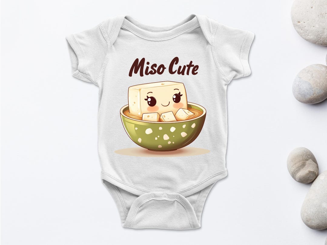 Miso Cute Kids Boys T Shirt Tee Baby Onesie Bodysuit Funny Cute ...