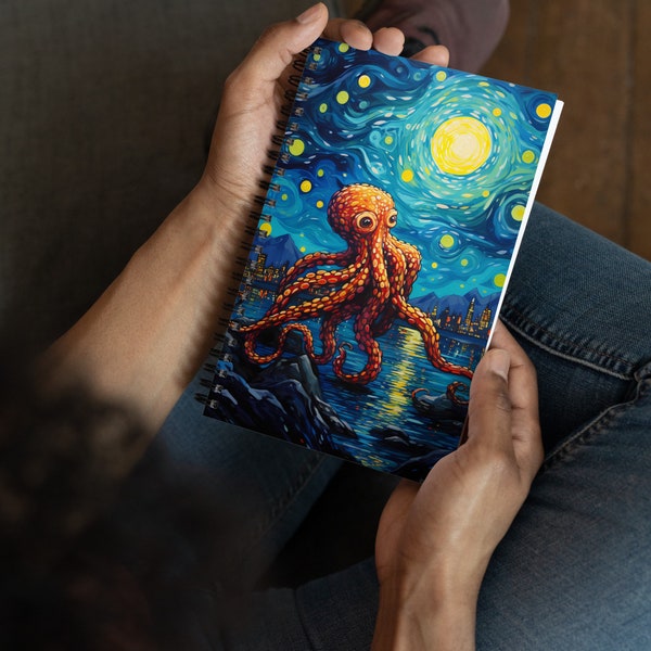 Octopus Notebook - Etsy
