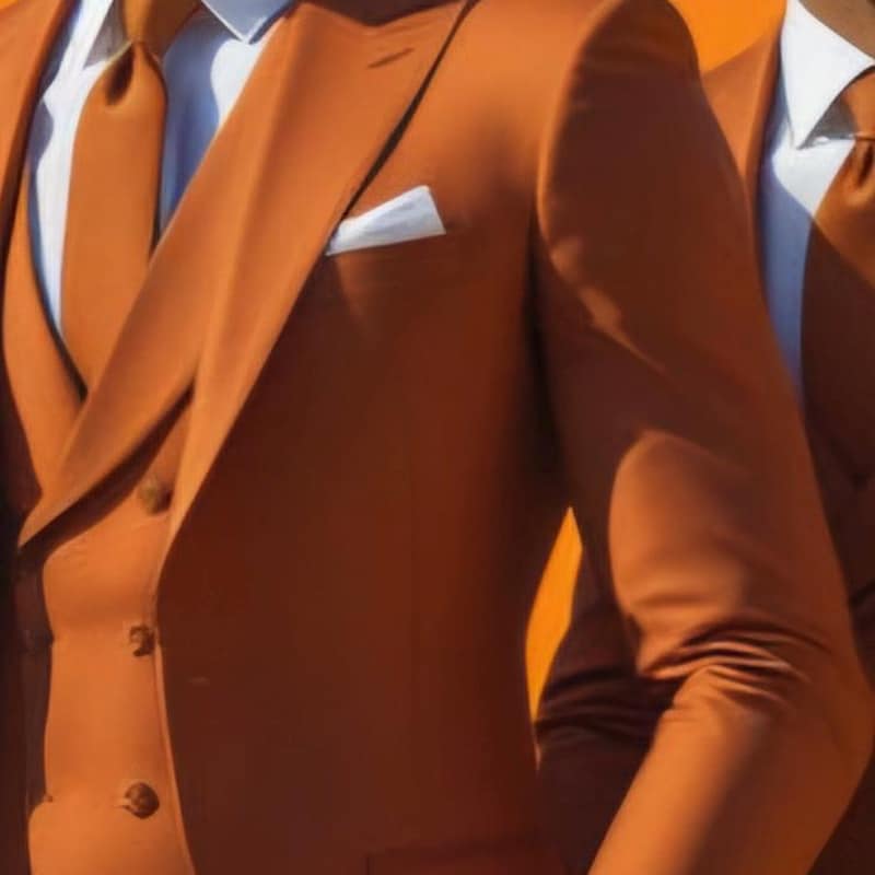 Terracotta Wedding Suit - Etsy