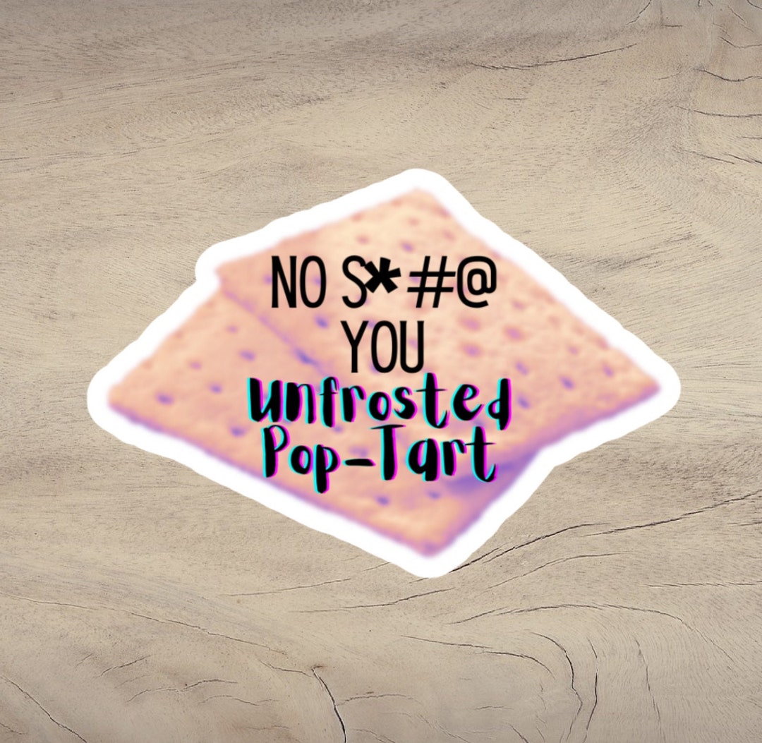 Unfrosted Pop-tart Sticker - Etsy