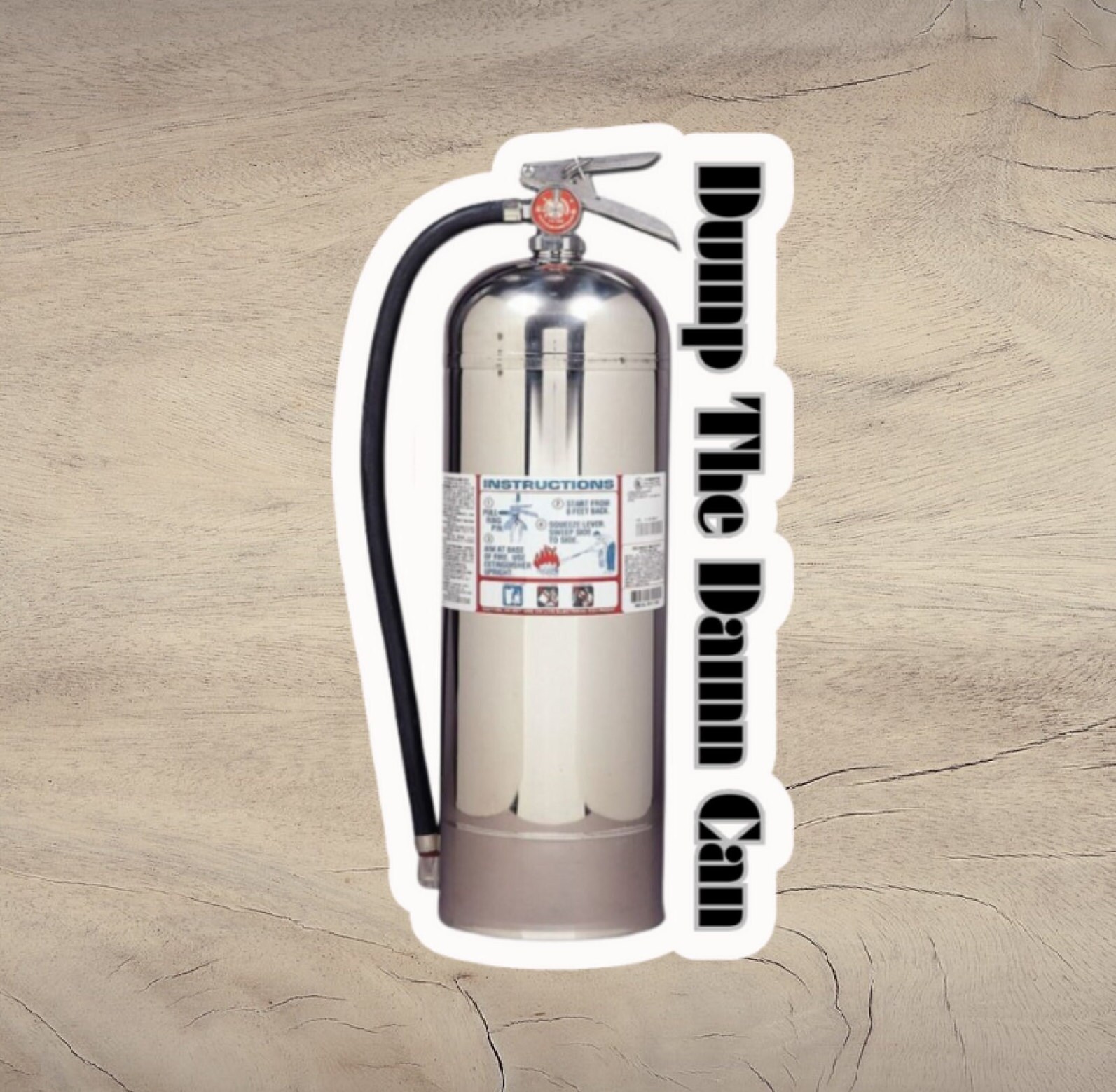 Dump the Can Sticker - Etsy