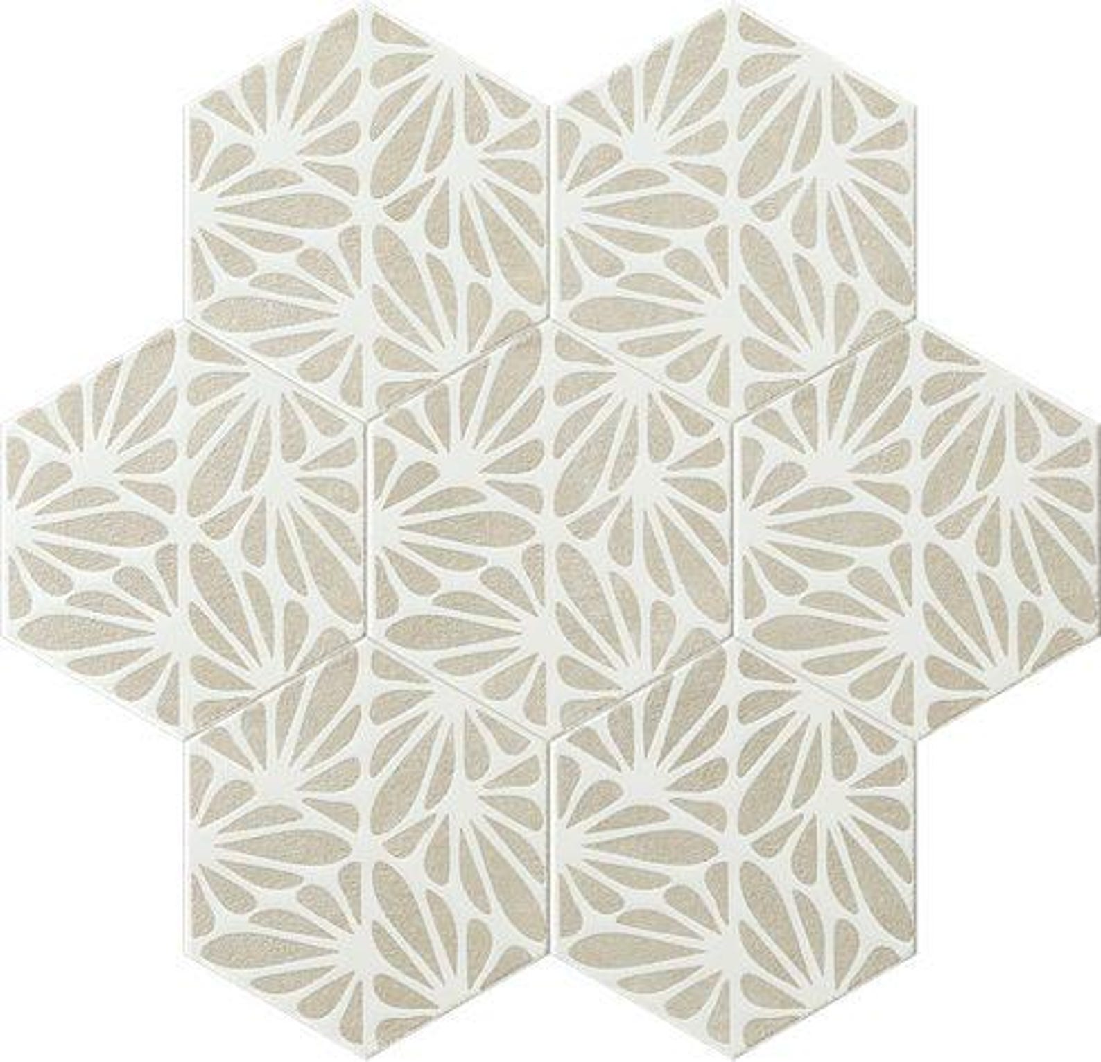 Terrapetal Stoneware Hexagon Tile 8.5x10” - Etsy
