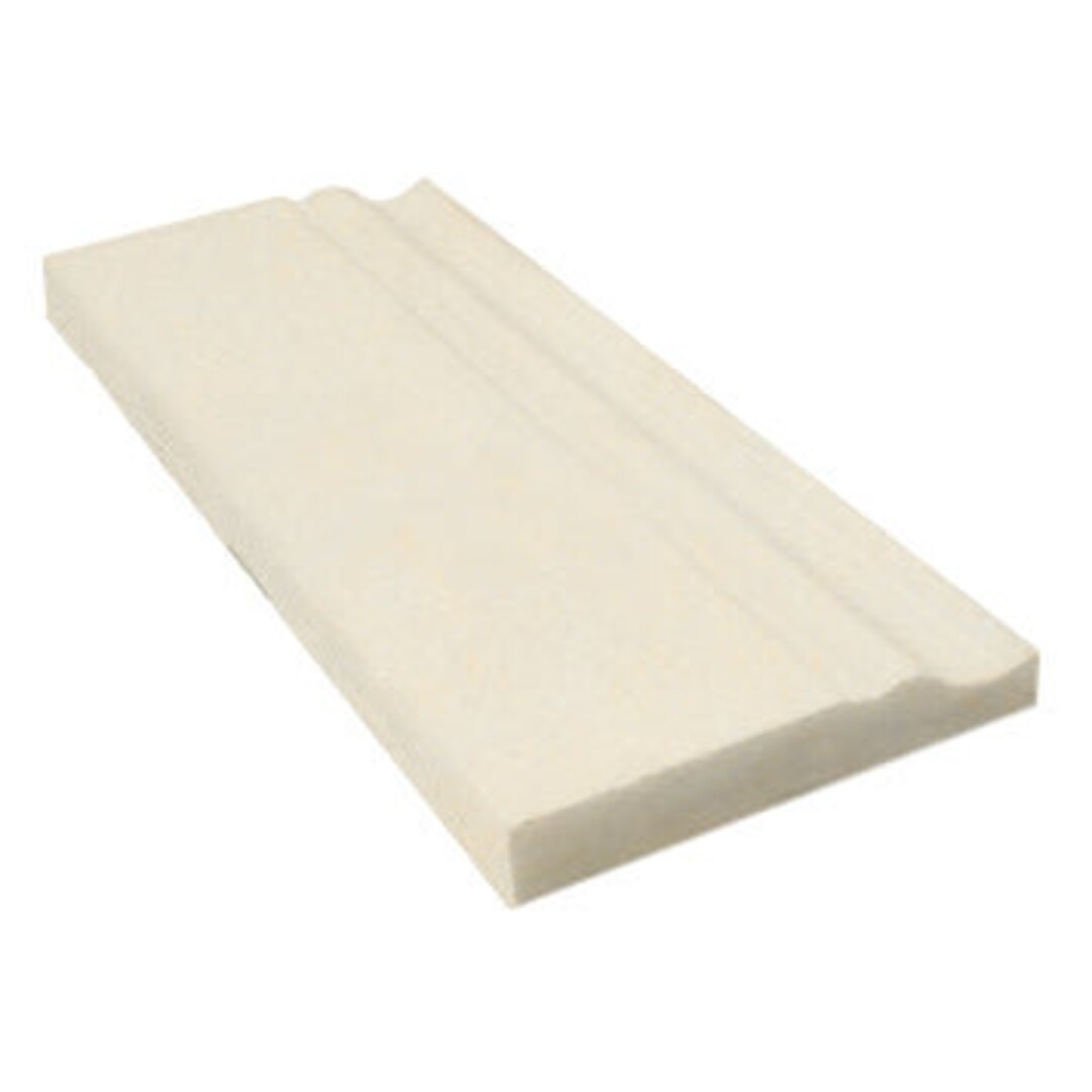 Noble White Cream Classic Baseboard Trim Tile 4 3/4x12” - Etsy