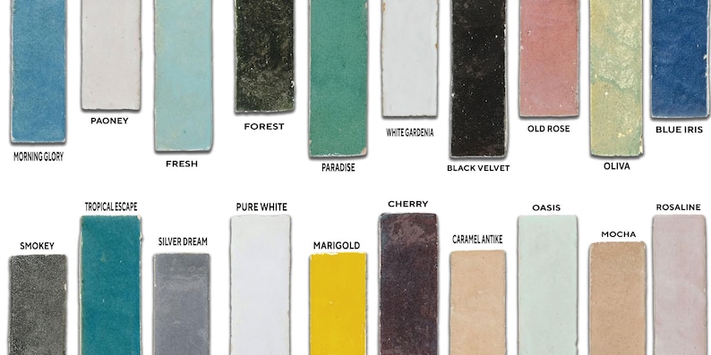 The Sign Zellige Ceramic Mosaic Wall Tile - Etsy