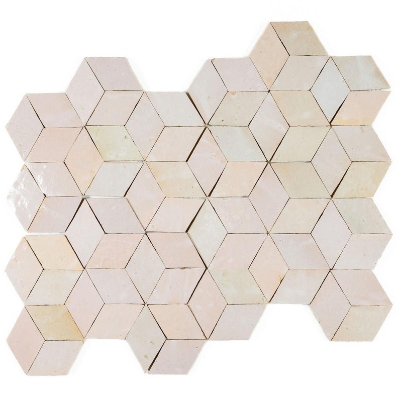Atlas Zellige Moroccan Ceramic Mosaic Wall Tile - Etsy