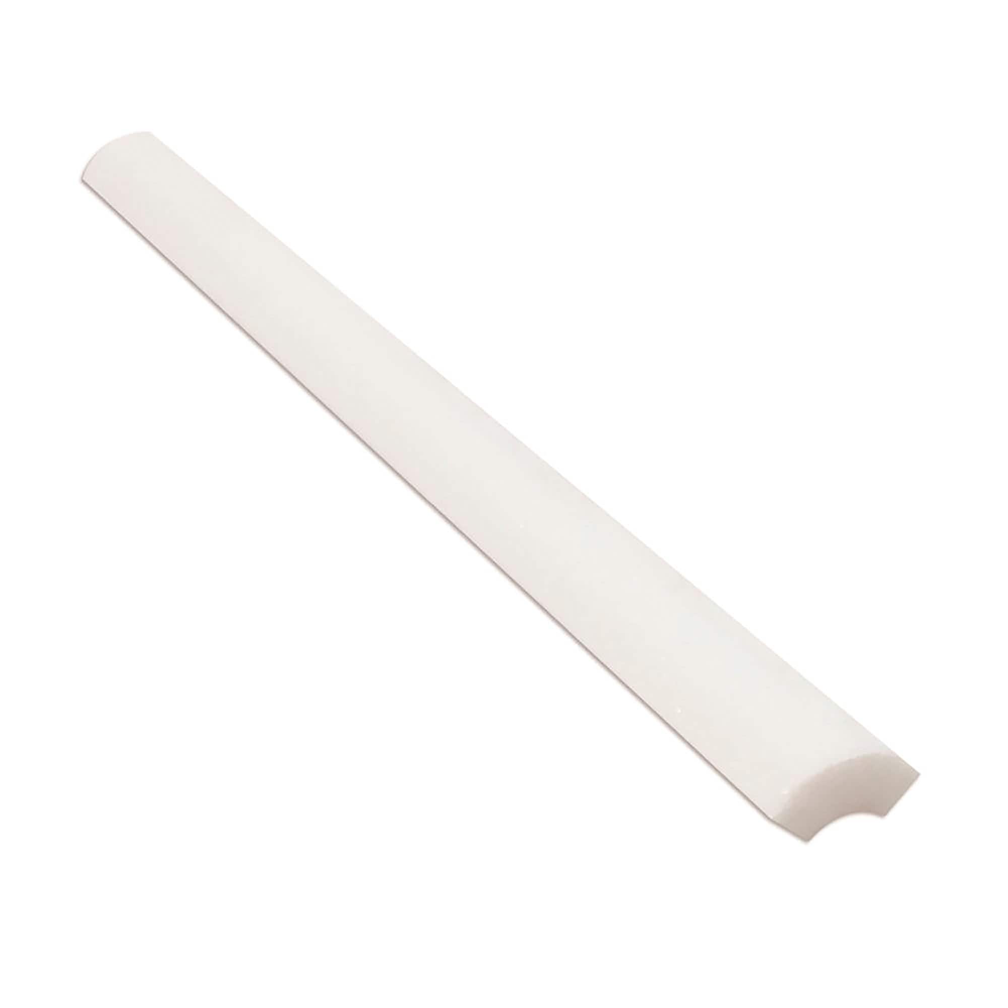 Thassos White Quarter-round Trim Tile 1”x12” - Etsy