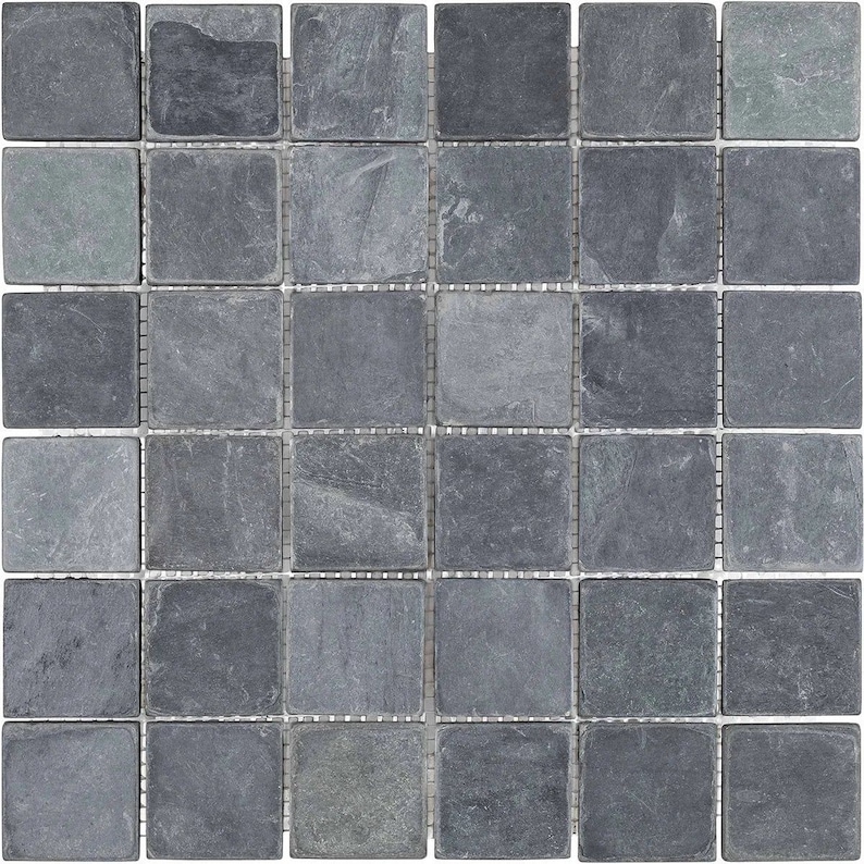 Chakra Slate Wall and Floor Square Mosaic Tile - Etsy