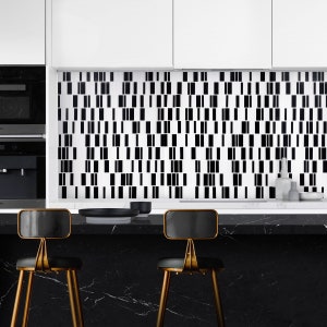 Barcode Geometro Backsplash Wall & Floor Mosaic - Etsy