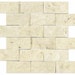 Ivory Travertine Split Faced Brick Mosaic Tile - Etsy