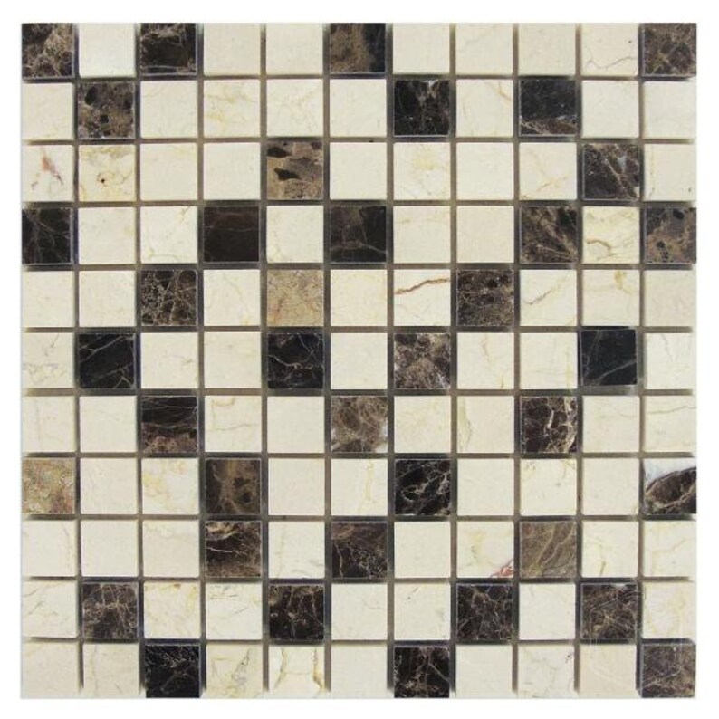 Crema Marfil Polished Mixed Square Mosaic Tile 1x1” - Etsy