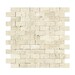 Ivory Travertine Split Faced Brick Mosaic Tile - Etsy