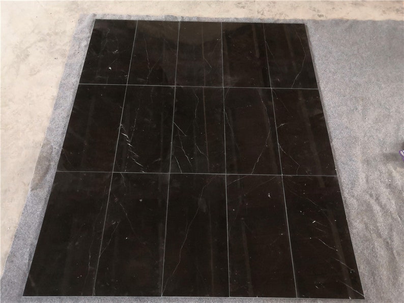 Nero Marquina Polished Wall and Floor Tile 12x24” - Etsy
