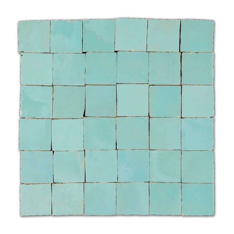 Fresh Zellige 2x2 Square Mosaic Wall Tile - Etsy