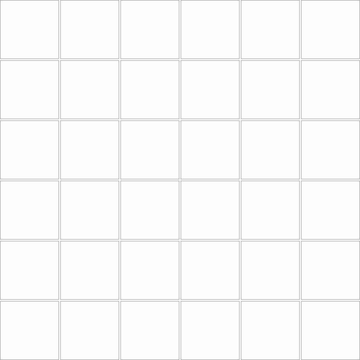 Porcelain Mosaic Full White (square) satin Matte backsplash Tile 2”x2 ...