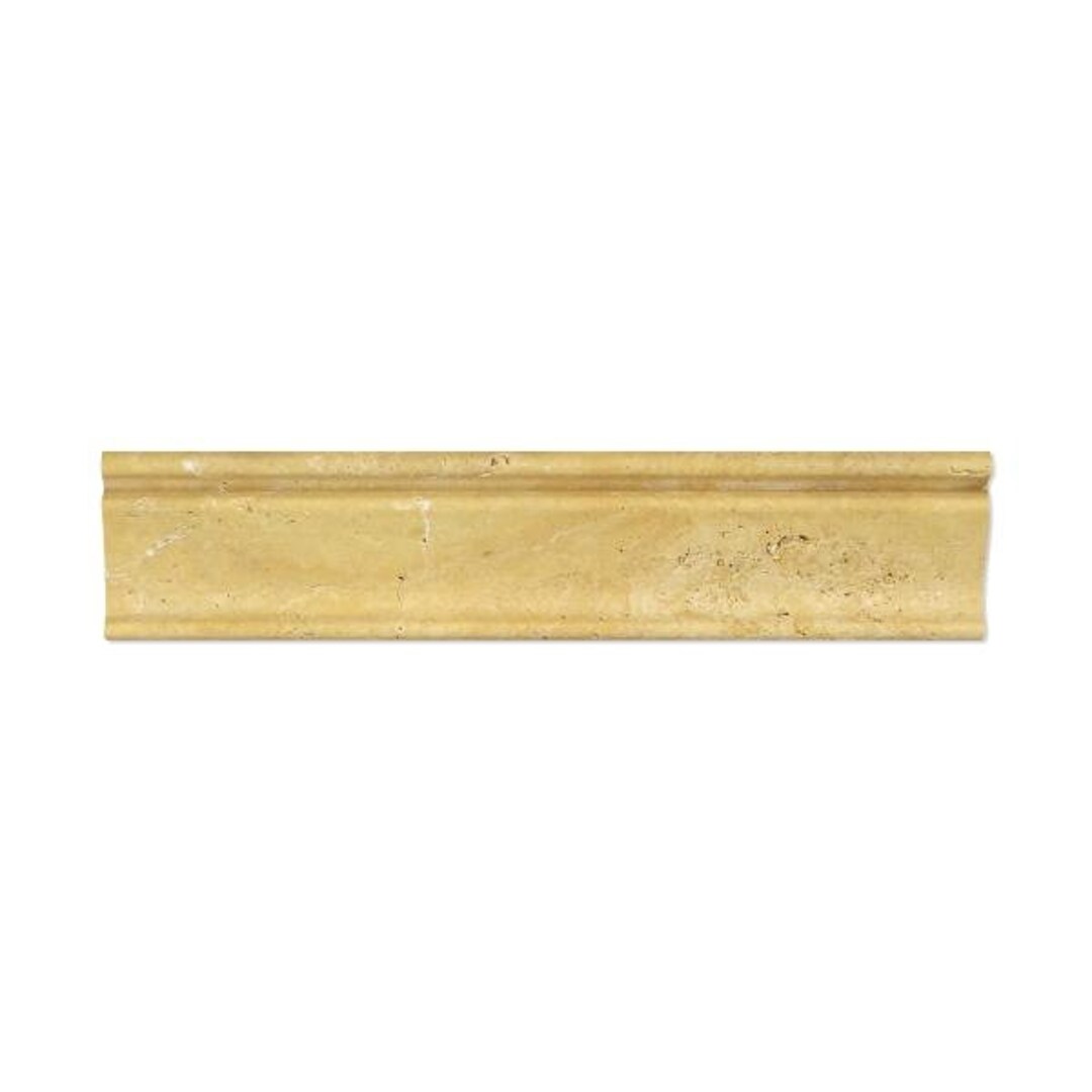 Gold Travertine Honed Crown Trim Tile 2 1/2 X12 - Etsy