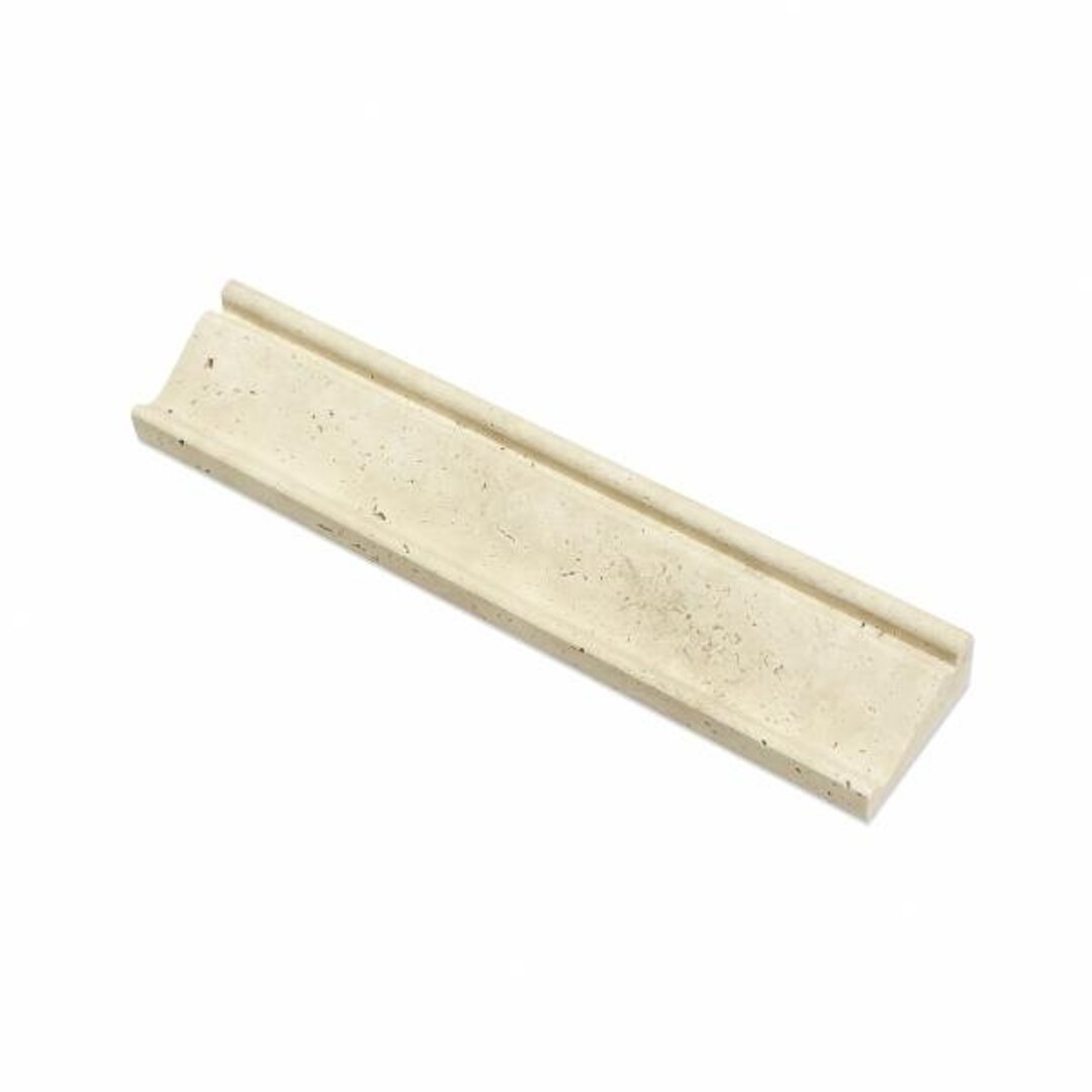 Ivory Travertine Honed Crown Trim Tile 1/2x12” 2” - Etsy