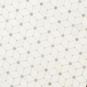 Cecily Pattern Marble Mosaic Tile - Etsy