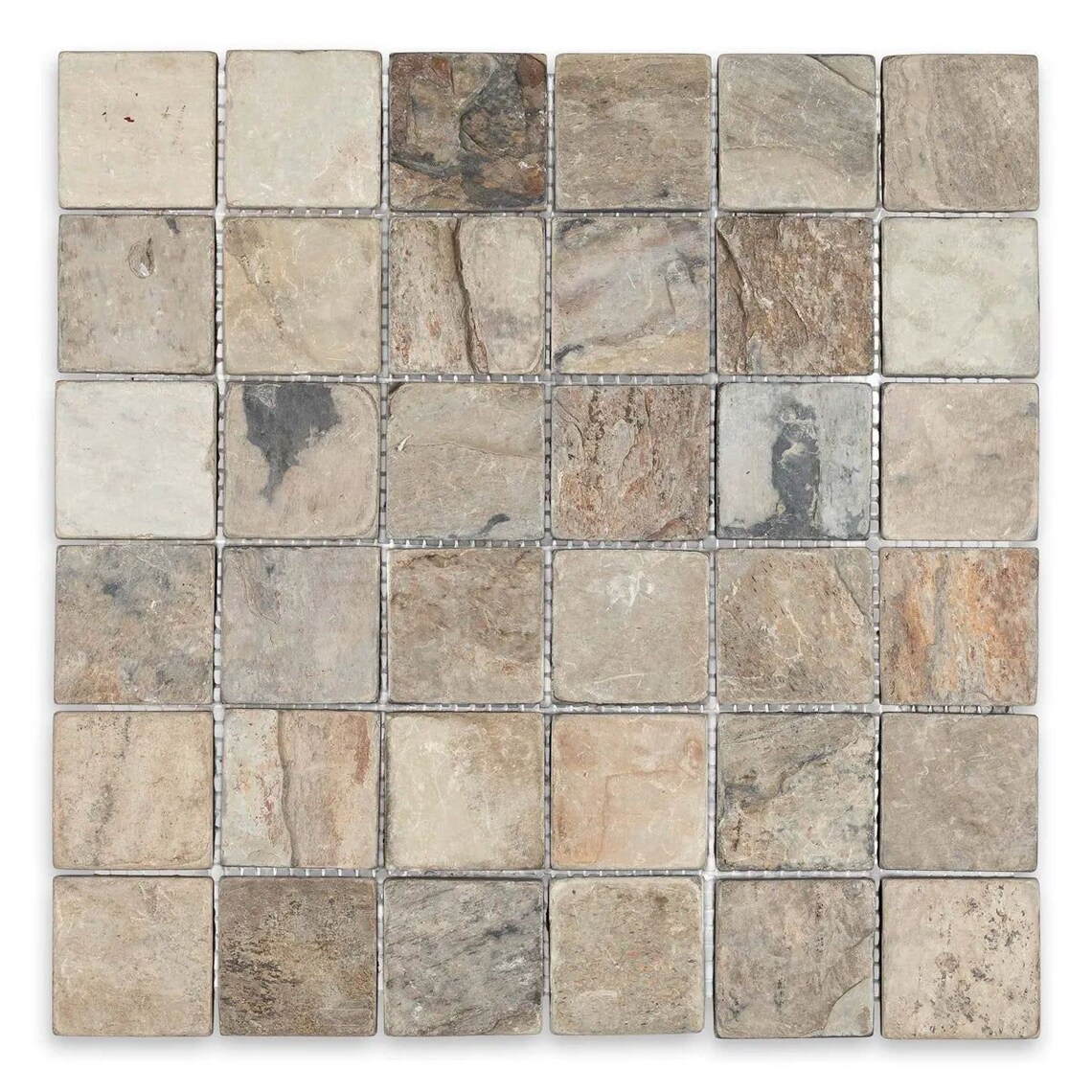 Rustic Amber Slate Mosaic Wall and Floor Tile - Etsy