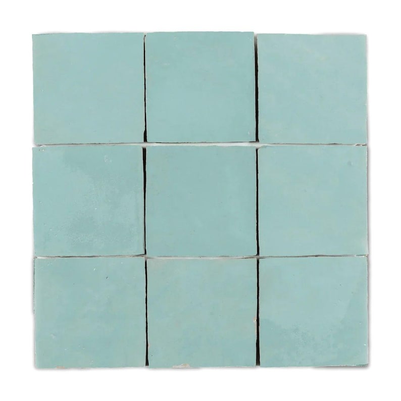 Fresh Zellige Ceramic Moroccan Wall Tile - Etsy