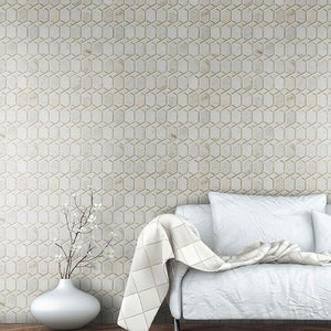 Luxor Royal Link Gold Pattern Tile - Etsy