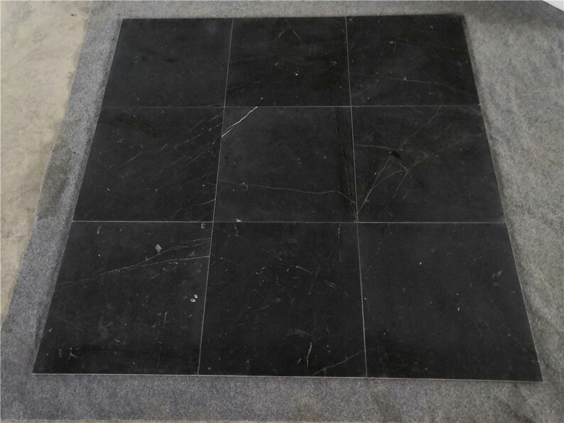 Nero Marquina Polished Wall and Floor Tile 12x24” - Etsy