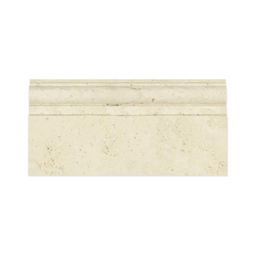 Ivory Travertine Honed Baseboard Trim Tile 5x12” - Etsy