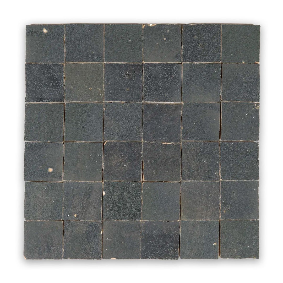 Smokey Pearl Zellige 2”x2” Square Moroccan Mosaic Wall Tile - Etsy