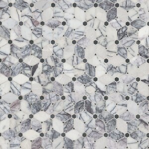 Cecily Pattern Marble Mosaic Tile - Etsy