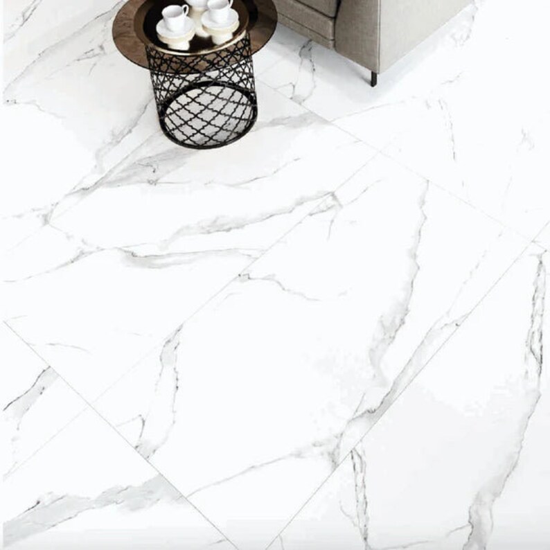 Calacatta Pearl Textured Stone wall and Floor Tile 24”x48” - Etsy